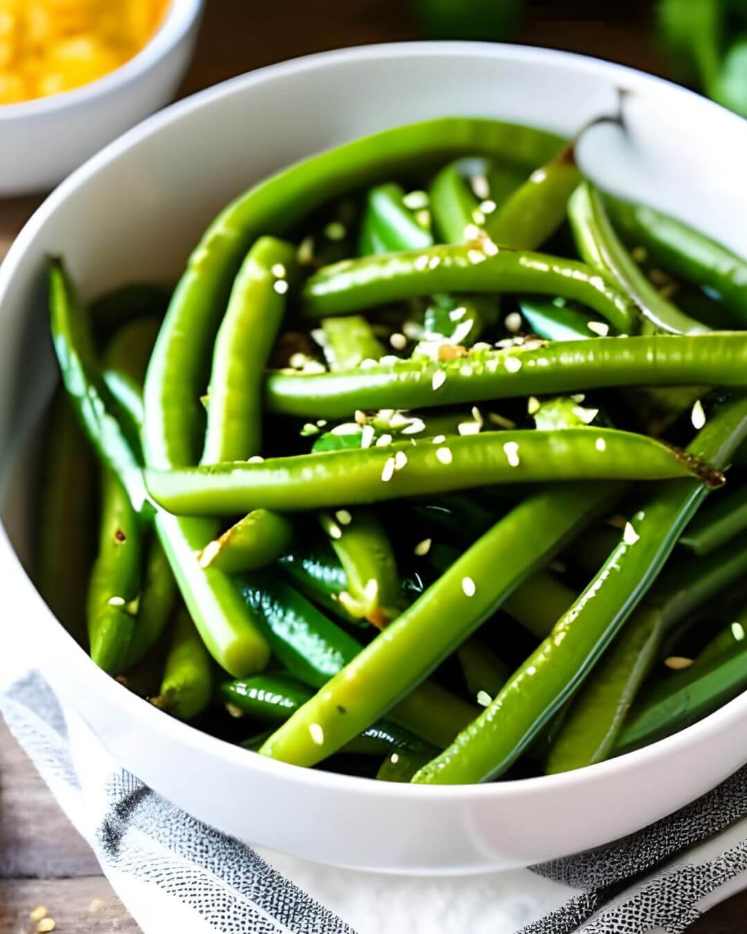 Easy Skillet Garlic String Beans - Vegan Focus